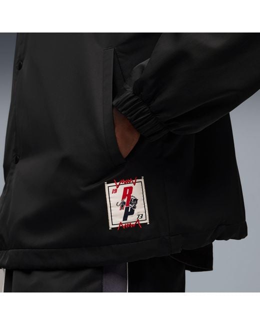 PUMA X Represent Coaches Jacket in Black for Men | Lyst UK