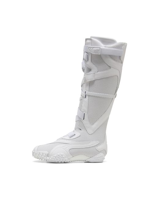 PUMA Mostro Leather High Boots in Gray | Lyst