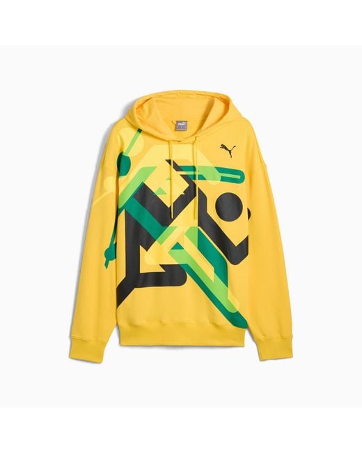 PUMA Jamaica Village Wear Full Zip Hoodie Starlight Jam in Yellow for Men Lyst UK