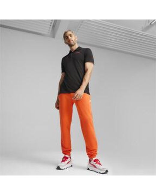 PUMA F1Â Ess Logo 'Motorsport Polo Shirt in Gray for Men | Lyst