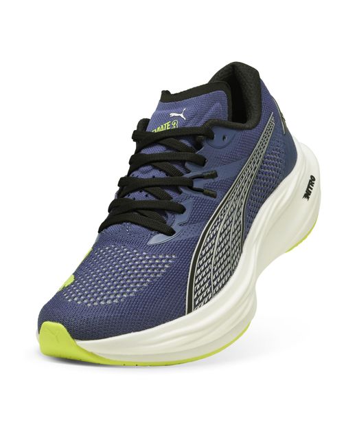 PUMA Deviate Nitroâ 3 Road Running Shoes in Blue for Men | Lyst