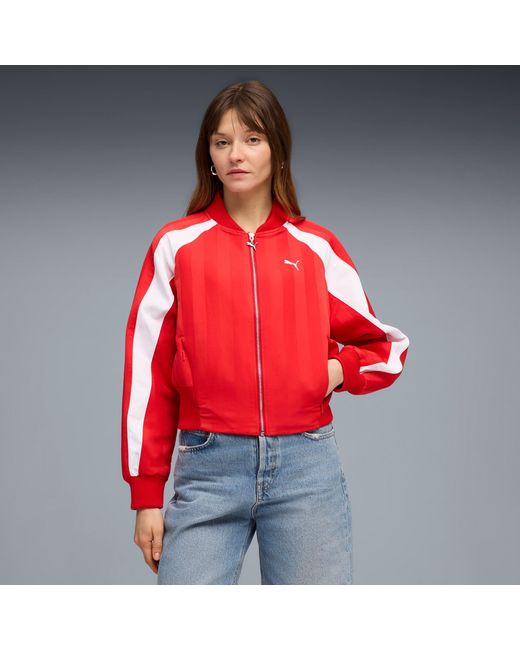 PUMA Future..Archive Oversized Jacket in Red | Lyst UK