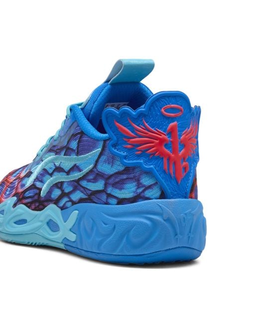 PUMA X Lamelo Ball Mb.04 Lo Alien Skin Basketball Shoes in Blue | Lyst