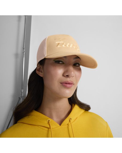 PUMA Porsche Legacy Trucker Cap in Natural for Men | Lyst