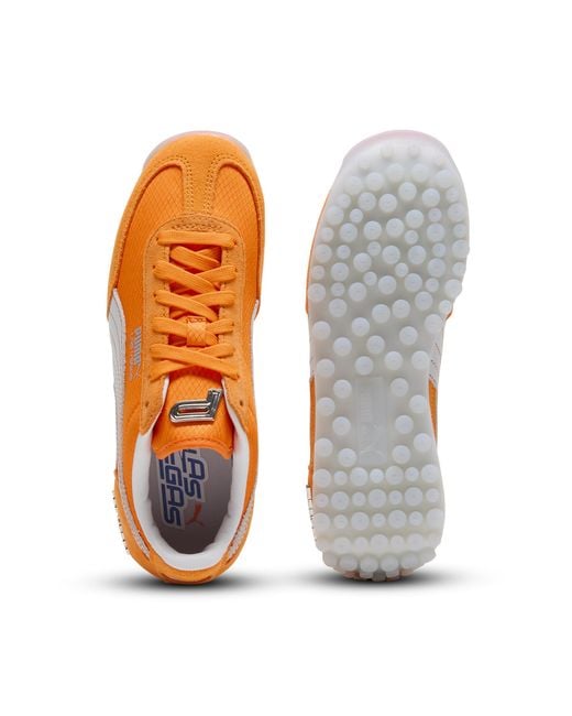 PUMA Easy Rider Club Flagship Wns Shoes in Orange | Lyst