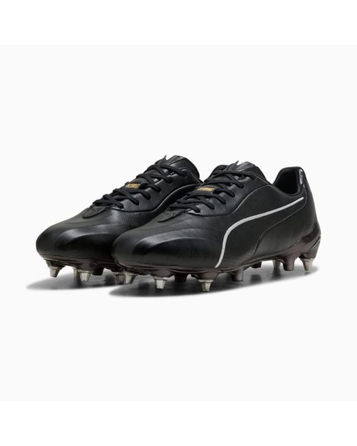 PUMA King Platinum Mxsg Football Boots /Metallic in Black for Men | Lyst UK