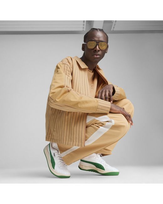 PUMA Porsche Legacy Gv Special Pinstripe Hero Sneakers in Green | Lyst