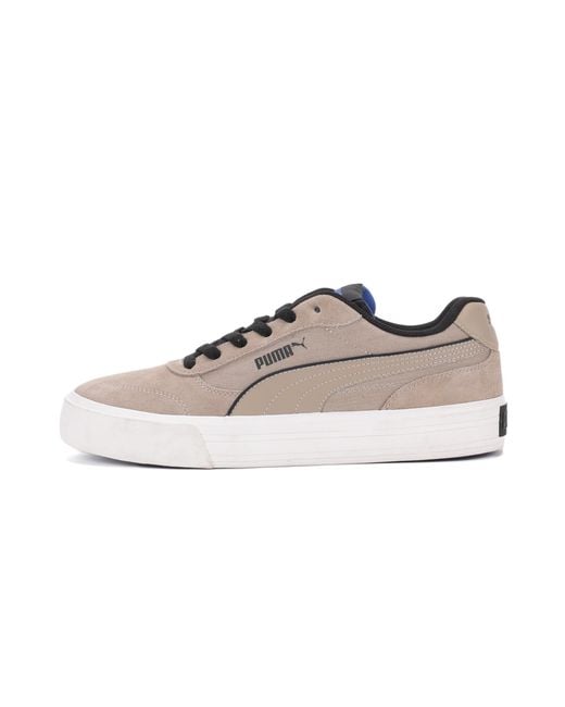 PUMA Court Classic Vulcanized Sneakers in White for Men | Lyst