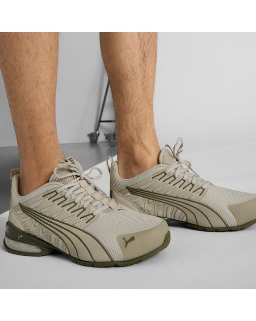 PUMA Voltaic Evo Wide Running Shoes in Natural for Men | Lyst
