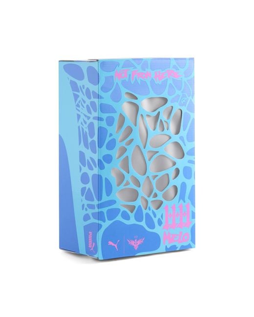 PUMA X Lamelo Ball Mb.04 Lo Alien Skin Basketball Shoes in Blue | Lyst