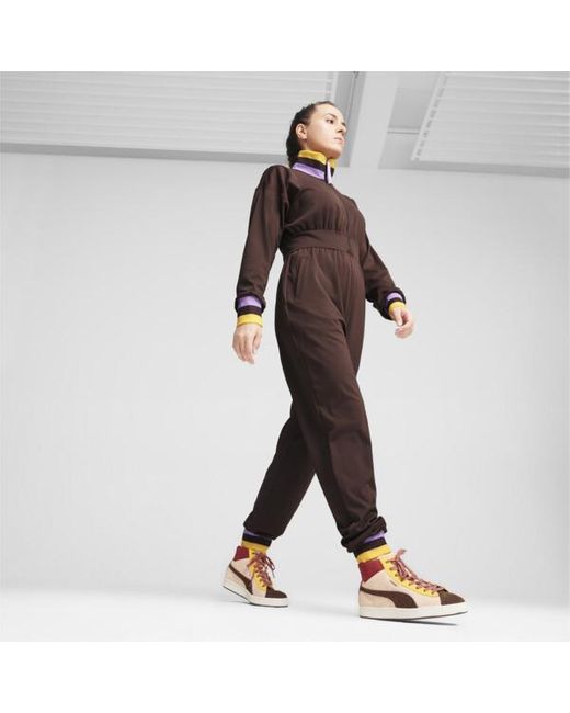 PUMA X Lemlem Suede Sneakers in Brown | Lyst