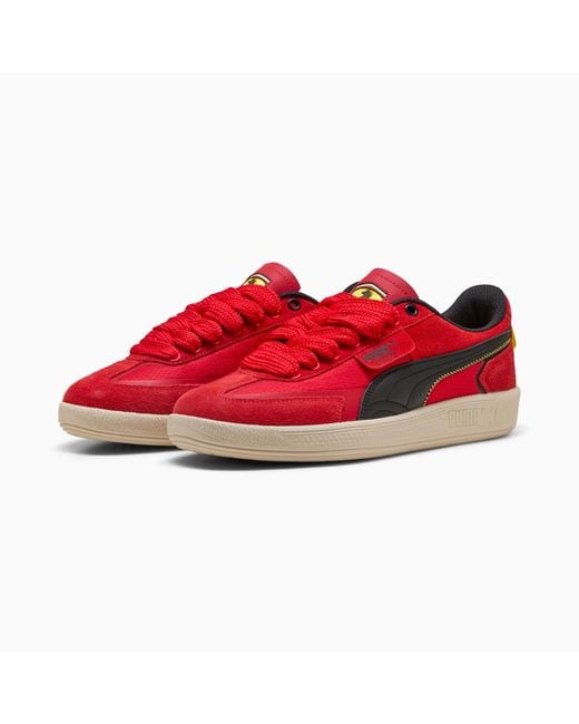 PUMA Scuderia Ferrari Palermo Sneakers in Red | Lyst UK