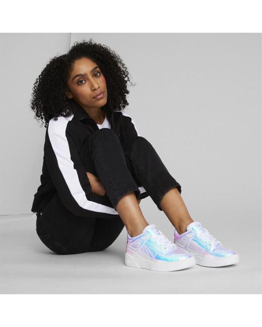 PUMA Slipstream Iridescent Sneaker in Blue | Lyst