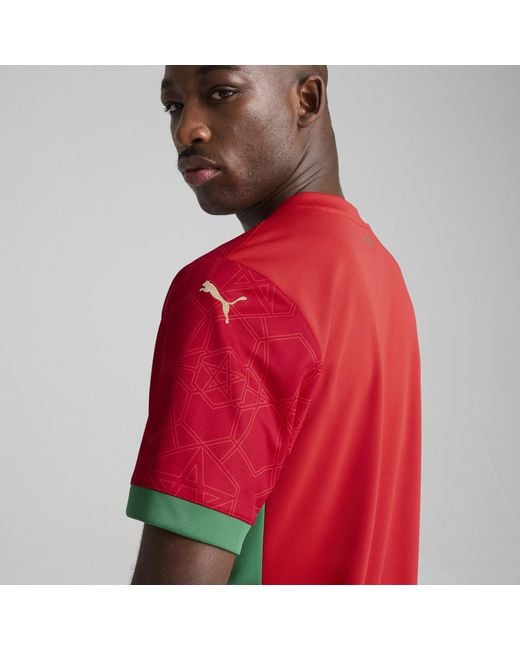 Maillot Maroc 2025 Domicile PUMA pour homme en coloris Rouge | Lyst