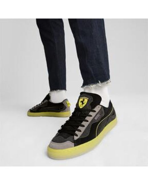 PUMA Scuderia Ferrari Suede Trippy Sneakers in Black | Lyst