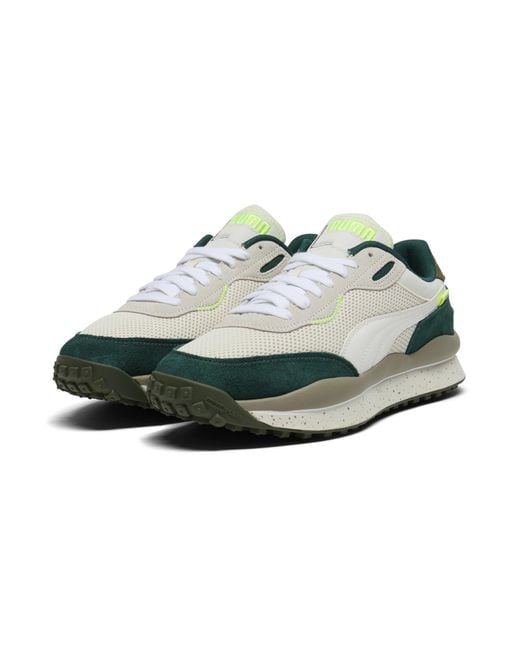 PUMA Style Rider Mix Sneakers in Green for Men | Lyst