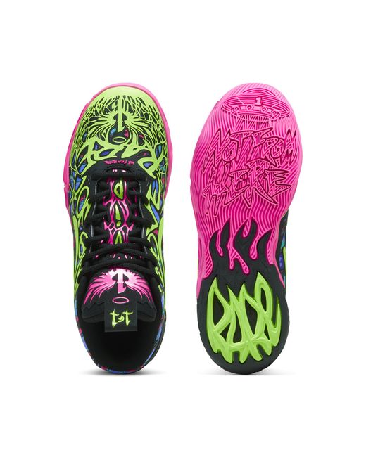 PUMA Mb.04 Heem Basketball Shoes, /Luminous/Electric Lime in Green | Lyst