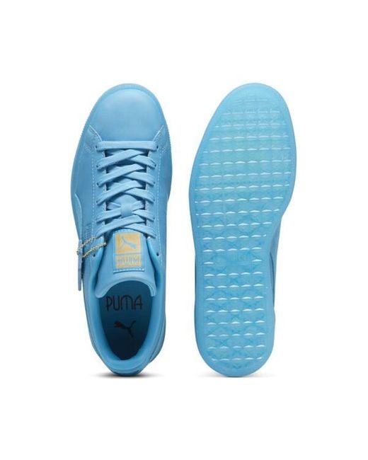 PUMA Play Loud Suede Sneakers in Blue | Lyst