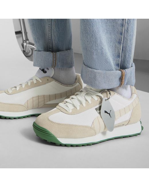 PUMA Porsche Legacy Easy Rider Pinstripe Sneakers in White | Lyst
