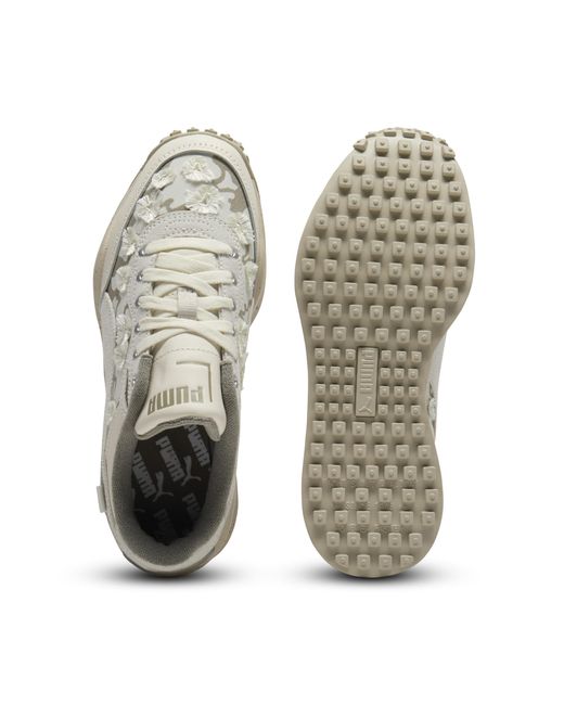 PUMA Style Rider Trim Sneakers in White | Lyst