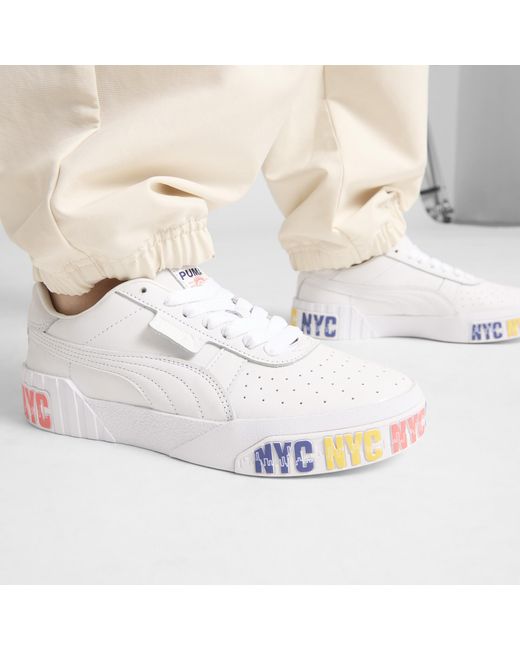 PUMA Cali B Nyc Flagship Shoes in White | Lyst
