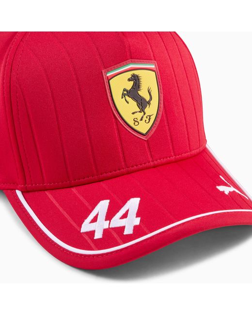 PUMA Scuderia Ferrari Hamilton Baseball Cap in Red for Men | Lyst UK