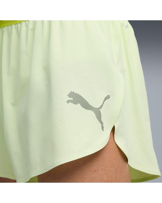 PUMA Lightspeed Ultraweave 2" Lightweight Running Split Shorts in Green ...