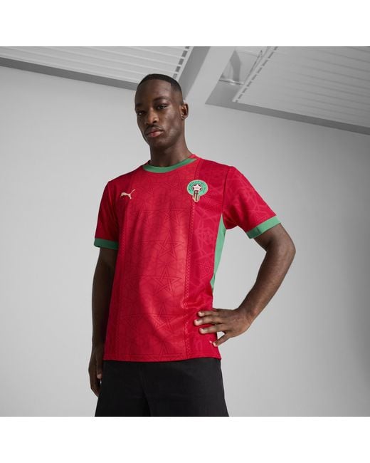 Maillot Maroc 2025 Domicile PUMA pour homme en coloris Rouge | Lyst