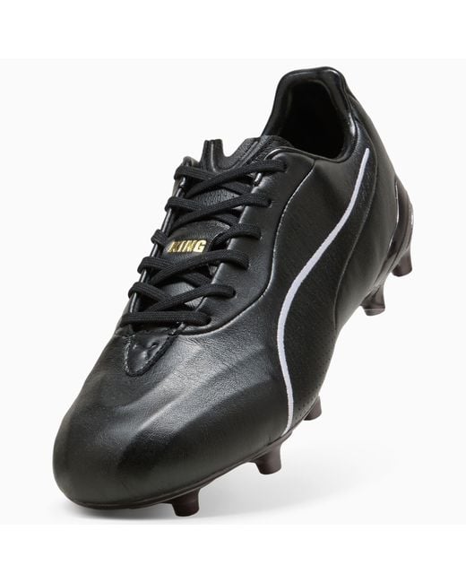 PUMA King Platinum Fg/Ag Football Boots /Metallic in Black for Men ...