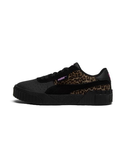 PUMA Cali Og Animal Print Sneakers in Black | Lyst