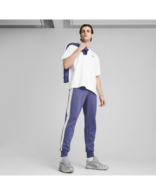 PUMA T7 Always On Track Pants in Blue for Men | Lyst