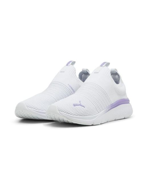 PUMA Softride Pro Echo Slip-On Running Shoes in White | Lyst