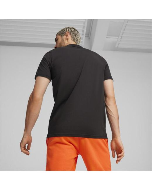 PUMA F1Â Ess Logo 'Motorsport Polo Shirt in Gray for Men | Lyst