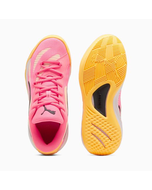 PUMA All-pro Nitrotm Basketball Shoes in Pink | Lyst UK