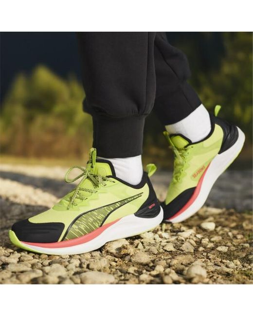 PUMA Electrify Nitroâ ¢ Trail Running Shoes in Green for Men | Lyst