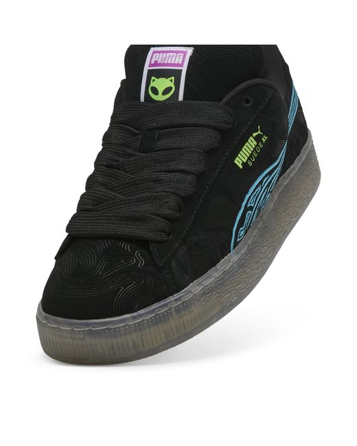 PUMA Suede Xl Alien Sneakers in Black | Lyst
