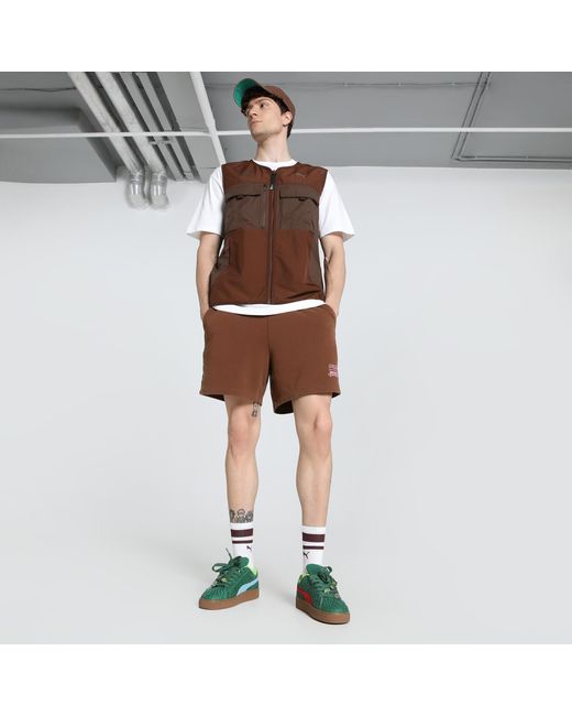PUMA Hoops X Tmnt Tech Cargo Vest in Brown for Men | Lyst