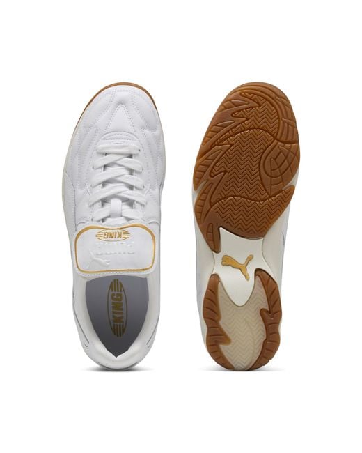 PUMA King Indoor Sneakers in White | Lyst