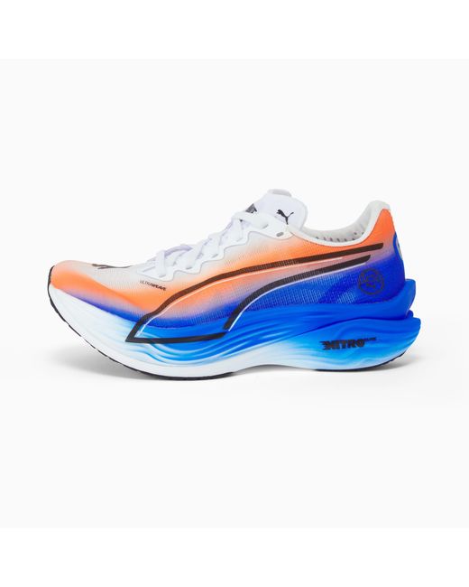 PUMA Deviate Nitro Elite Ekiden Running Shoes /Heat Fire in Blue | Lyst UK