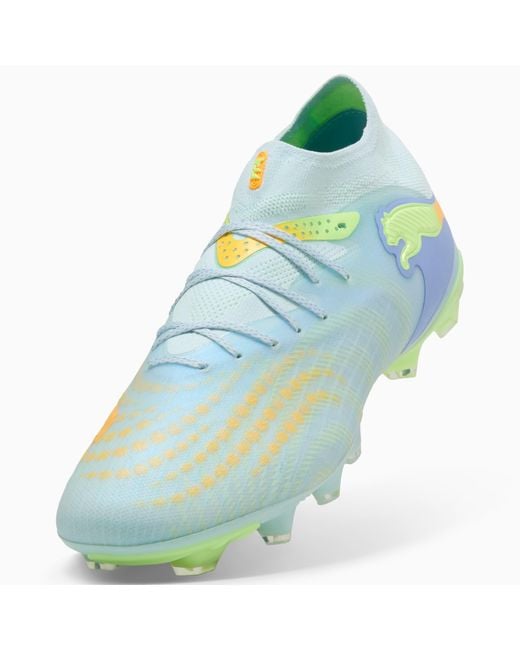 PUMA Future 9 Pro Light Up Fg/Ag Football Boots Fizzy Light/Icy/Intense ...