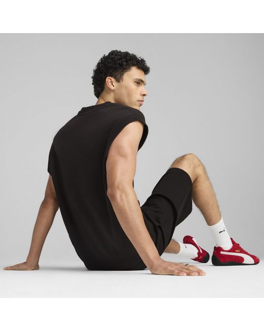 PUMA Wardrobe Essentials Relaxed Vest in Black for Men | Lyst