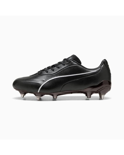 PUMA King Platinum Mxsg Football Boots /Metallic in Black for Men | Lyst UK