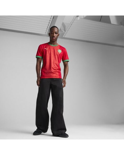 Maillot Maroc 2025 Domicile PUMA pour homme en coloris Rouge | Lyst