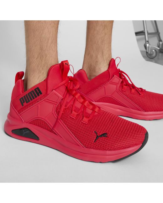 PUMA Enzo 2 Revamp Running Shoes in Red for Men | Lyst