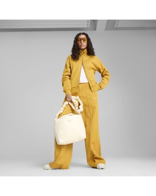 PUMA T7 Track Jacket in Yellow | Lyst