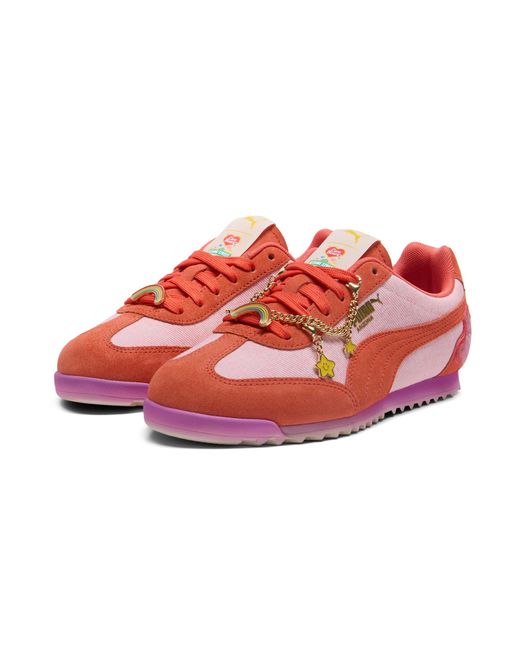 PUMA X Care Bears X Sesame Street Arizona "Elmo Cheer" Sneakers in Red ...