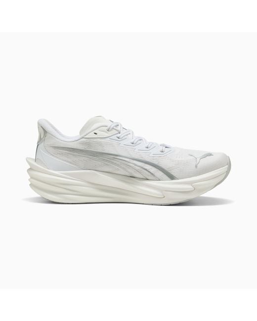 PUMA Deviate Nitroâ 4 Running Shoes /Feather in White for Men | Lyst UK