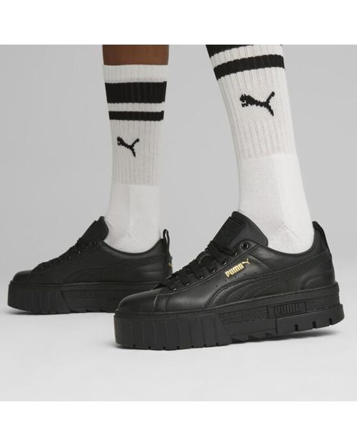 PUMA Mayze Classic Sneakers in Black | Lyst