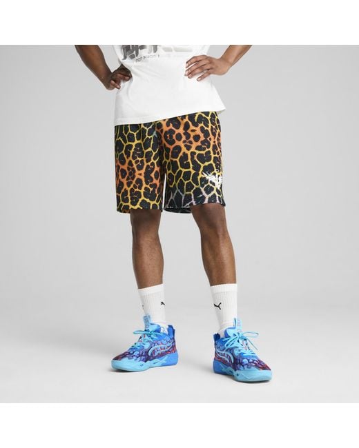 PUMA Melo Alien Skin Basketball Shorts in Blue for Men | Lyst
