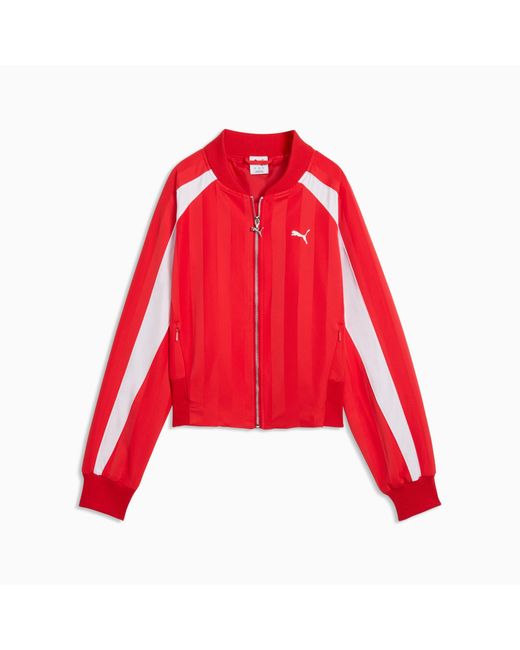 PUMA Future..Archive Oversized Jacket in Red | Lyst UK